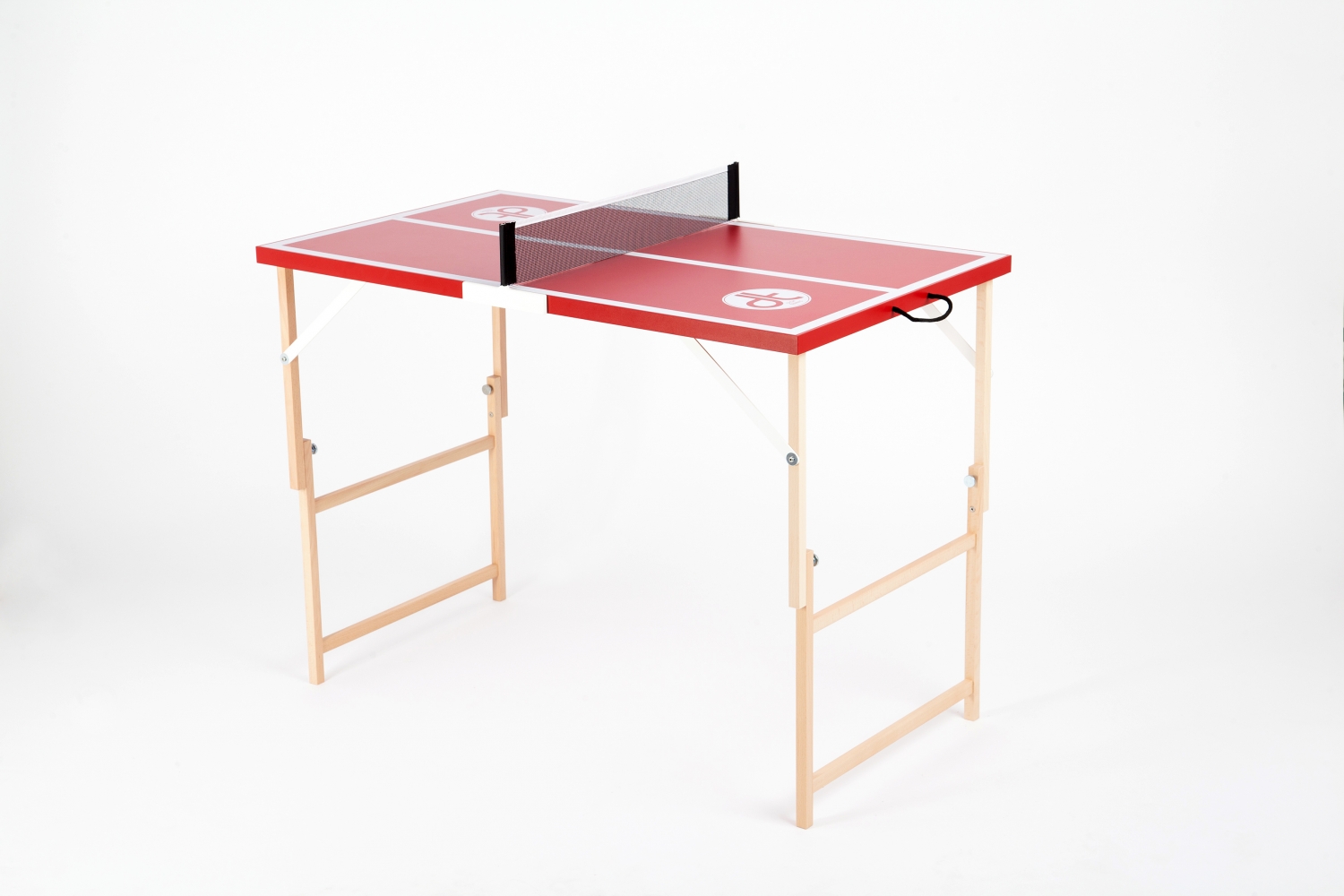 Mini ping-pong table red "The hot chili" – DISH TENNIS – DISH TENNIS